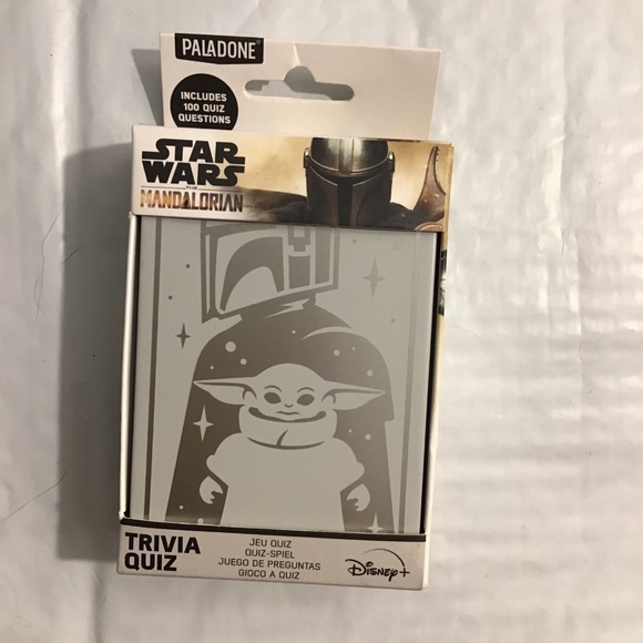 Paladone | Games | Disney Star Wars The Mandalorian Trivia Quiz Card ...
